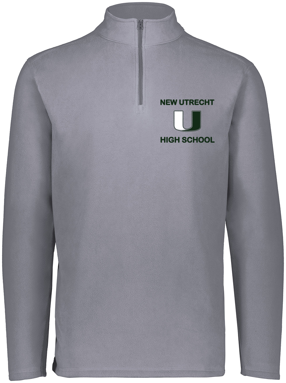 NEW UTRECHT STAFF PREMIUM 1/4 ZIP SWEATSHIRT W/ SCREENED LEFT CHEST ...
